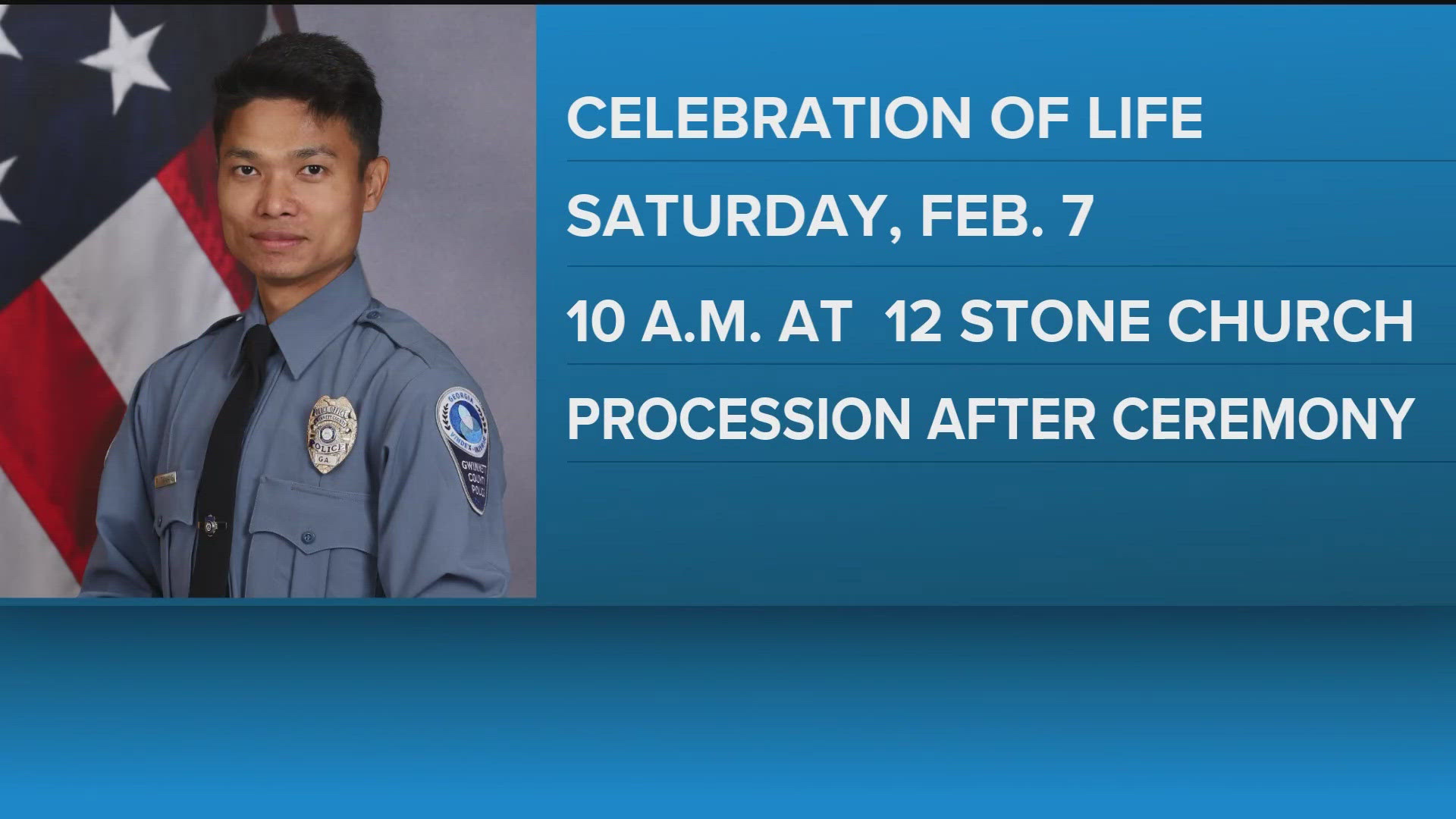 Gwinnett officer killed in line of duty to be laid to rest this week ...