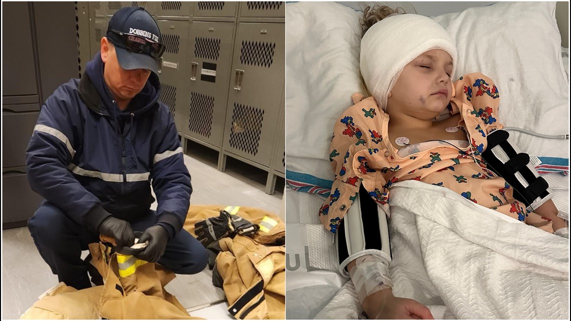Acworth firefighter's daughter undergo chemo therapy | 11alive.com
