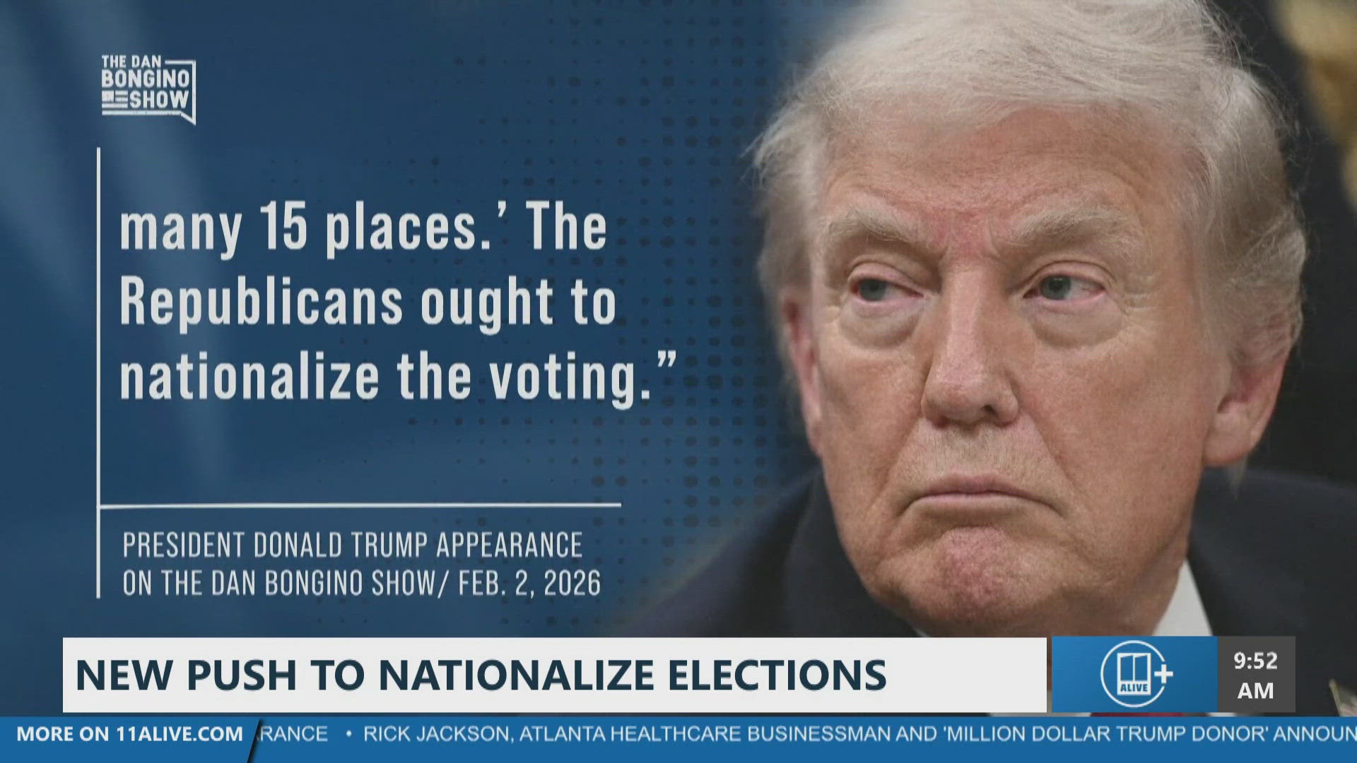 Trump suggests nationalizing elections, drawing bipartisan response ...