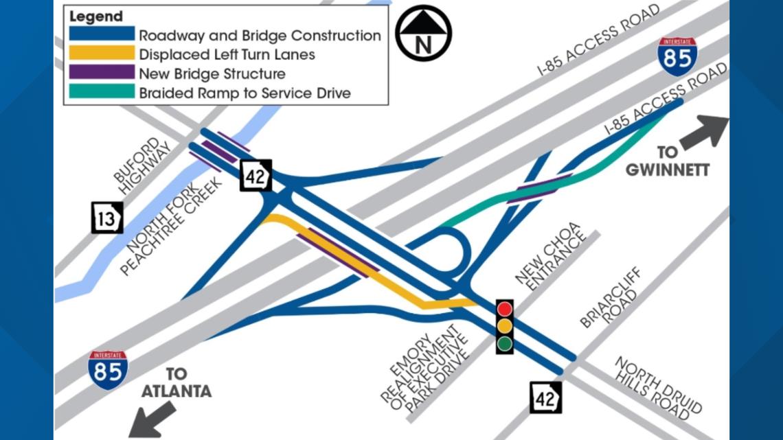 North Druid Hills Road access ramp opens | 11alive.com