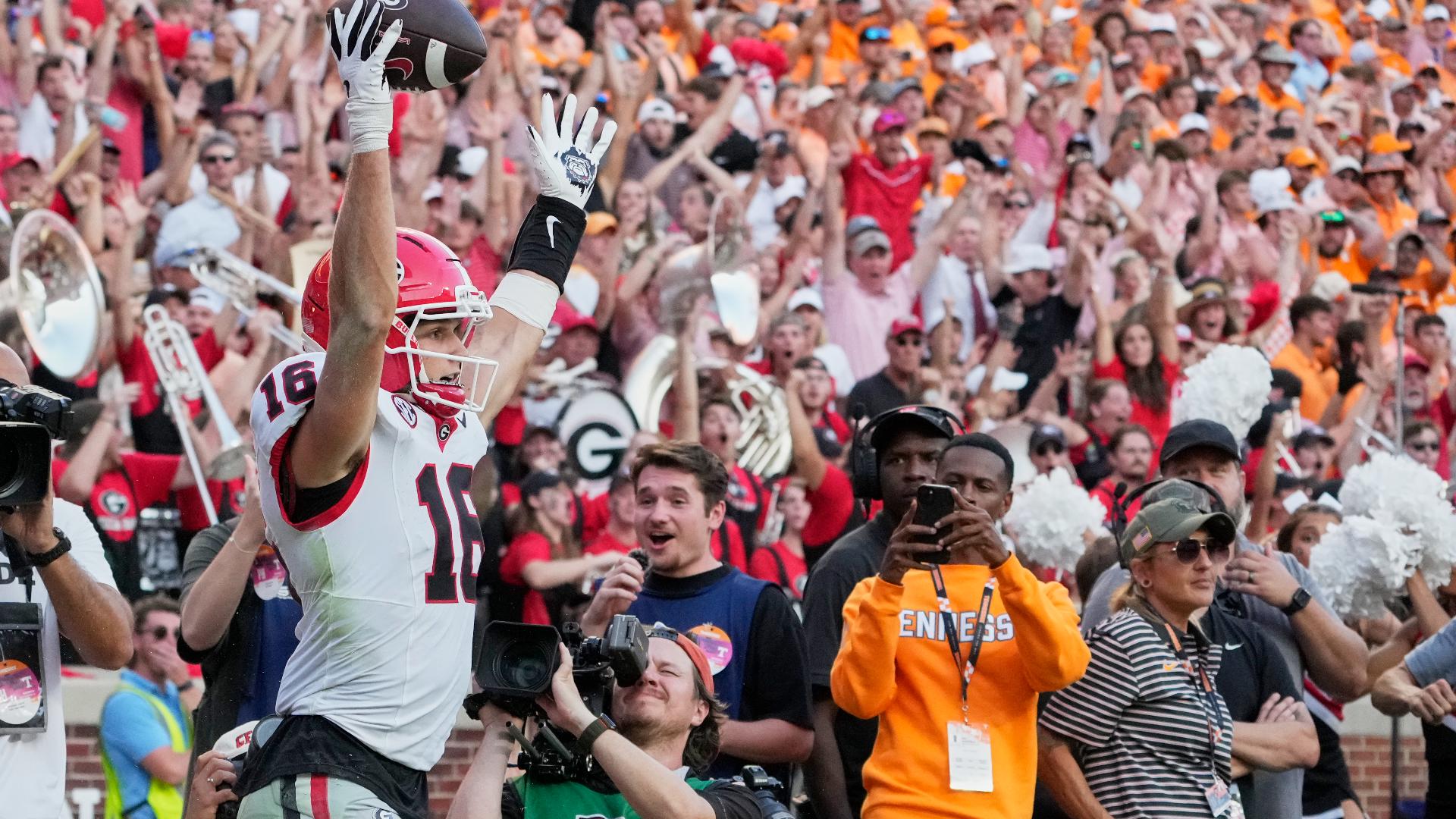 Georgia scores game-winning touchdown in overtime to cap late comeback ...