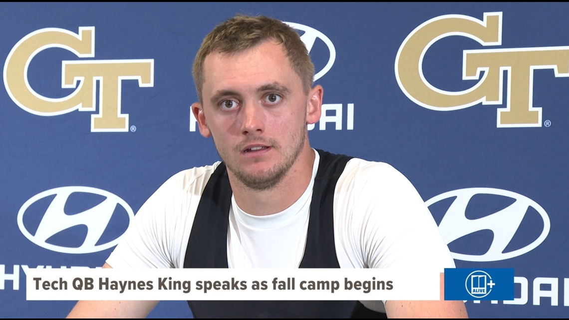 Georgia Tech QB Haynes King and RB Jamal Haynes | Full press conference ...