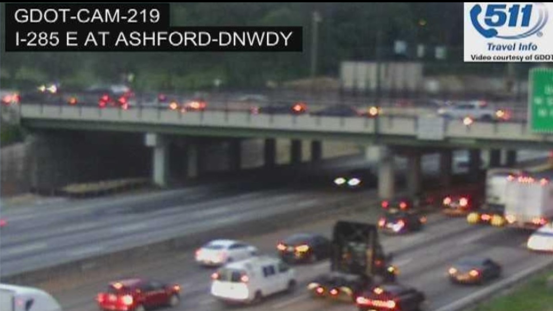 Lanes on I-285 Eastbound blocked due to multi vehicle crash | 11alive.com