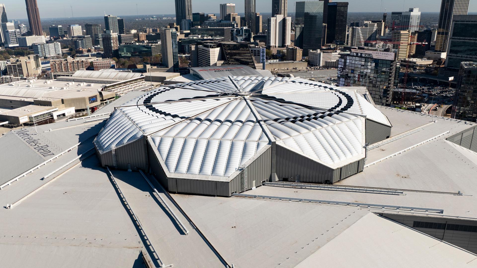 Report: FIFA to allow Mercedes-Benz Stadium to keep roof logo during ...