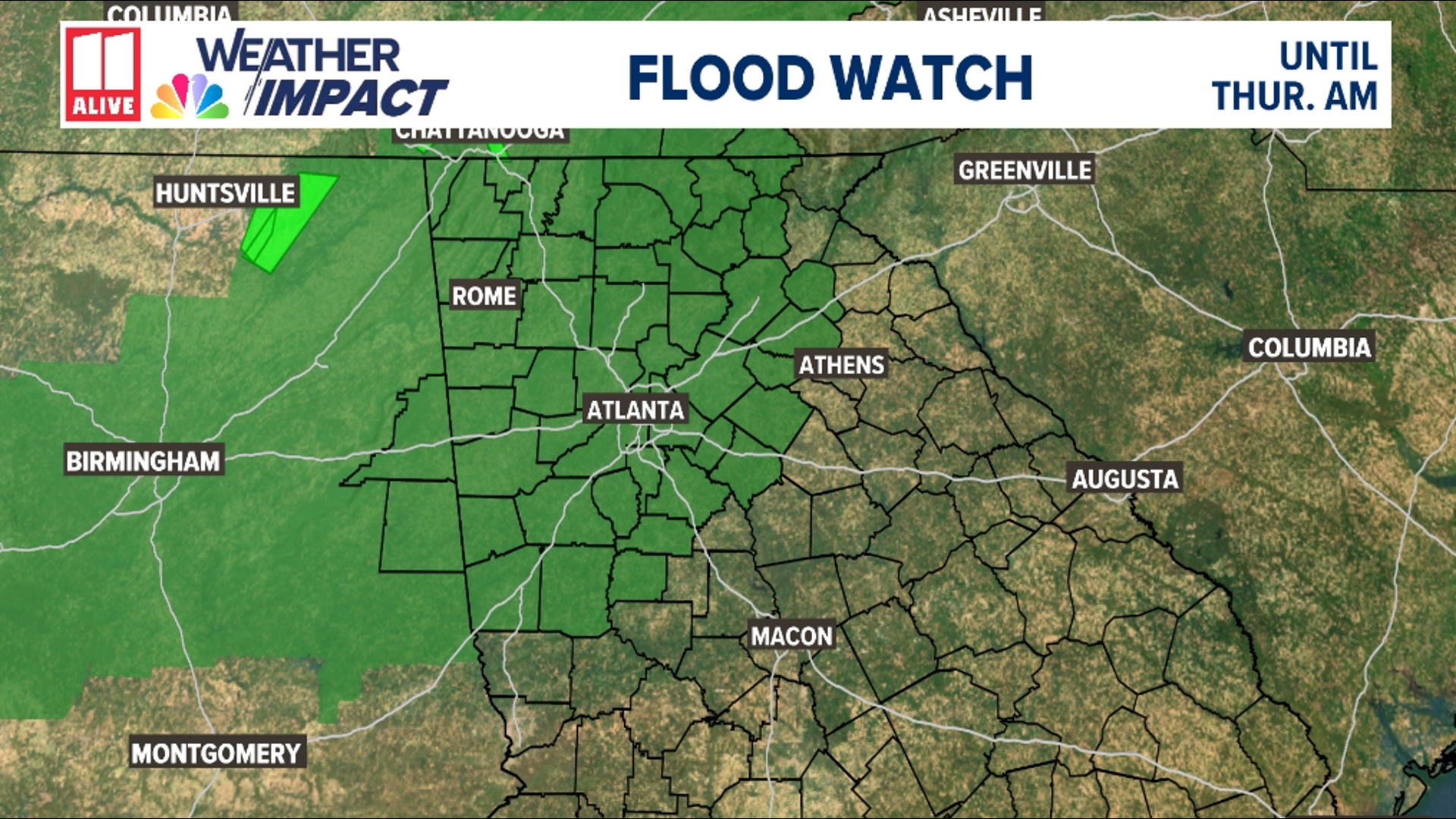 Atlanta weather forecast | Timeline for rain this week | 11alive.com