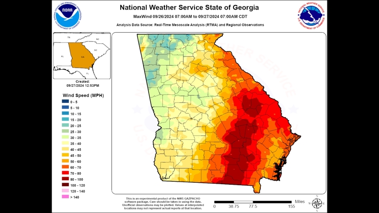 Hurricane Helene | What was the final path of the storm? | 11alive.com