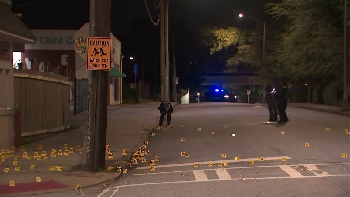 Over 180 evidence markers found in West End Atlanta shooting | 11alive.com