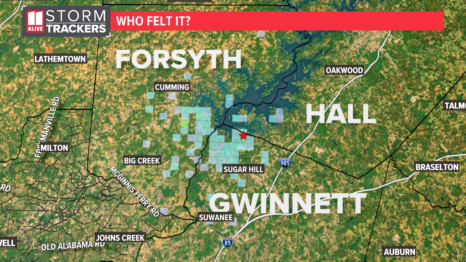 Earthquake confirmed in Georgia on Thursday night | Details | 11alive.com