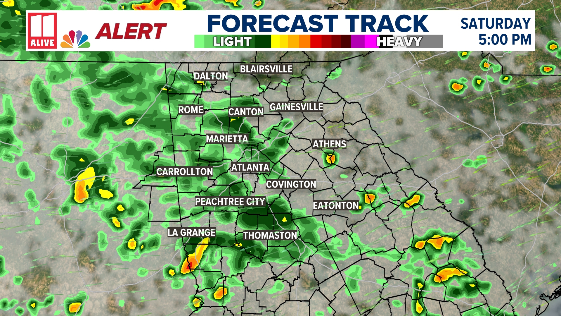 11Alive Weather Impact Alert issued for Thursday, Friday | 11alive.com