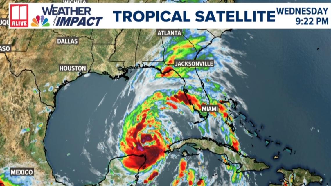 Hurricane Helene tracker path storm radar live stream | 11alive.com