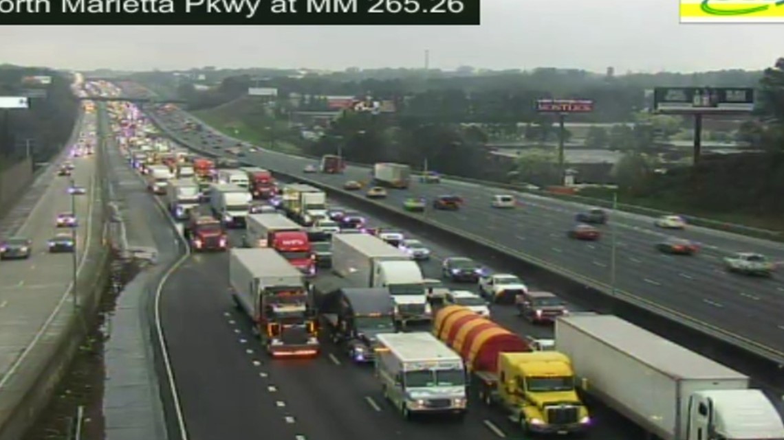 I75 crash in Cobb County | Atlanta traffic | 11alive.com