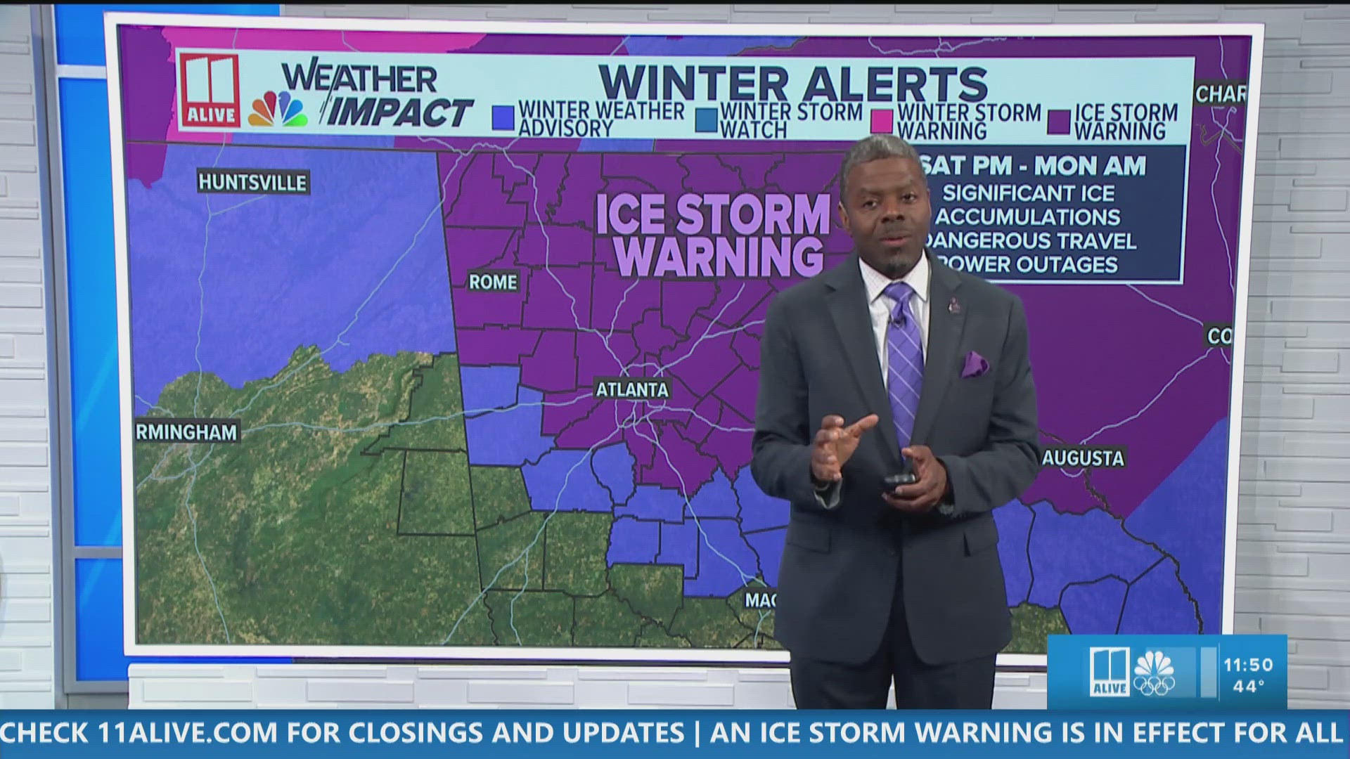 Winter storm update | Tracking winter weather entering north Georgia ...