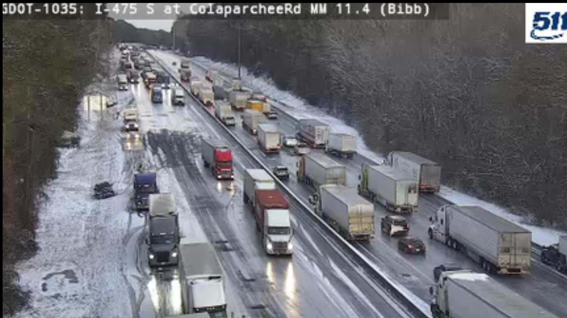Georgia icy road pictures | 11alive.com