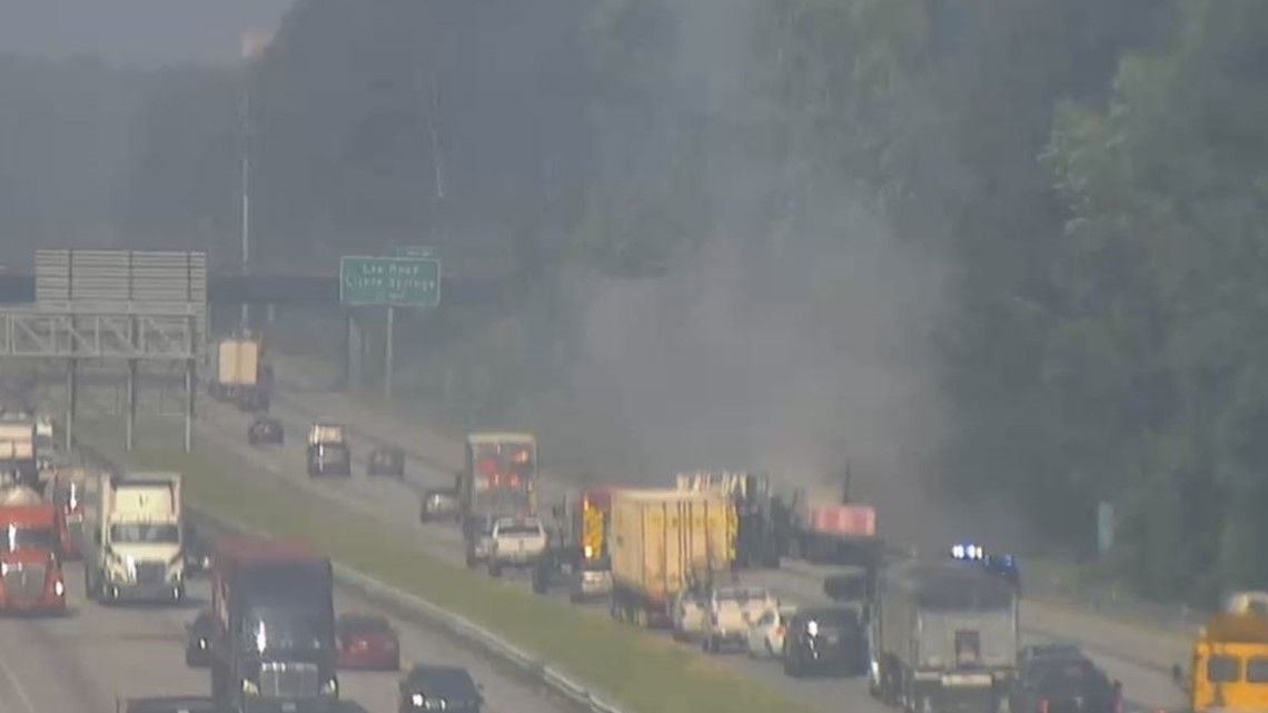 I 20 West traffic Douglas County vehicle fire | 11alive.com