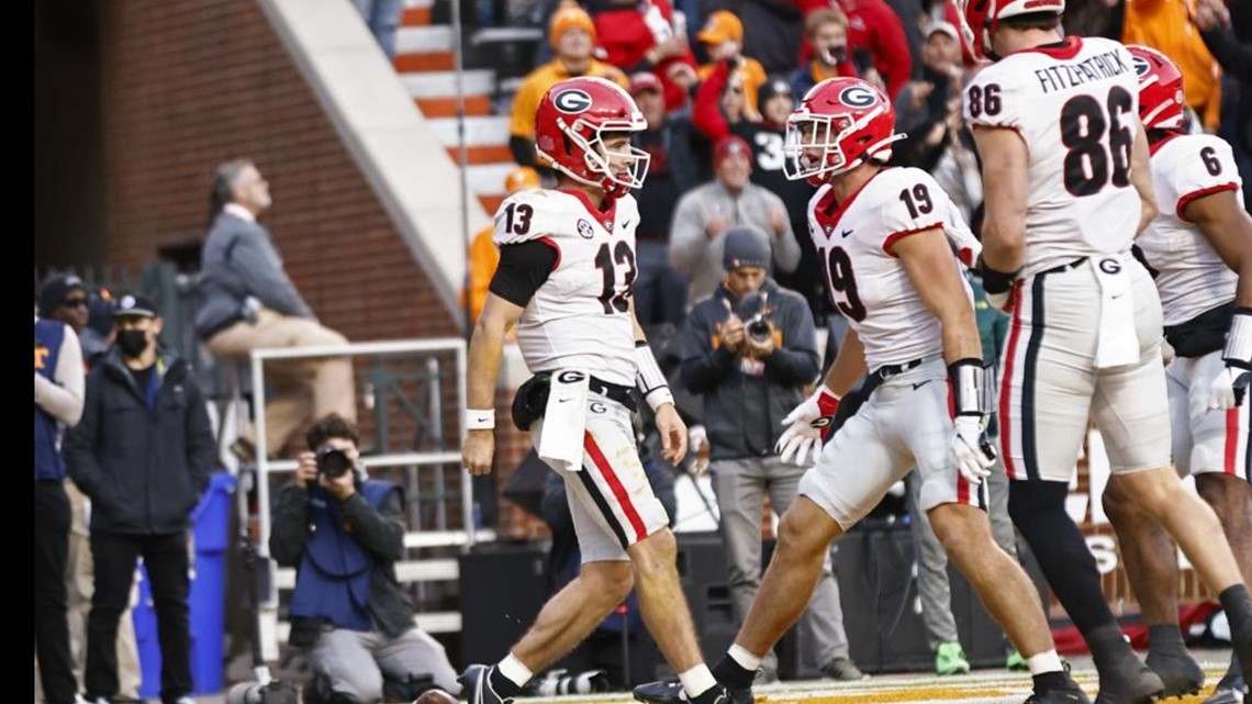 Georgia vs. Tennessee final game score | 11alive.com