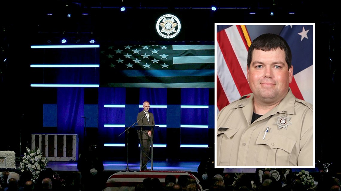 Cobb County sheriff deputy Marshall Ervin Jr. funeral | 11alive.com
