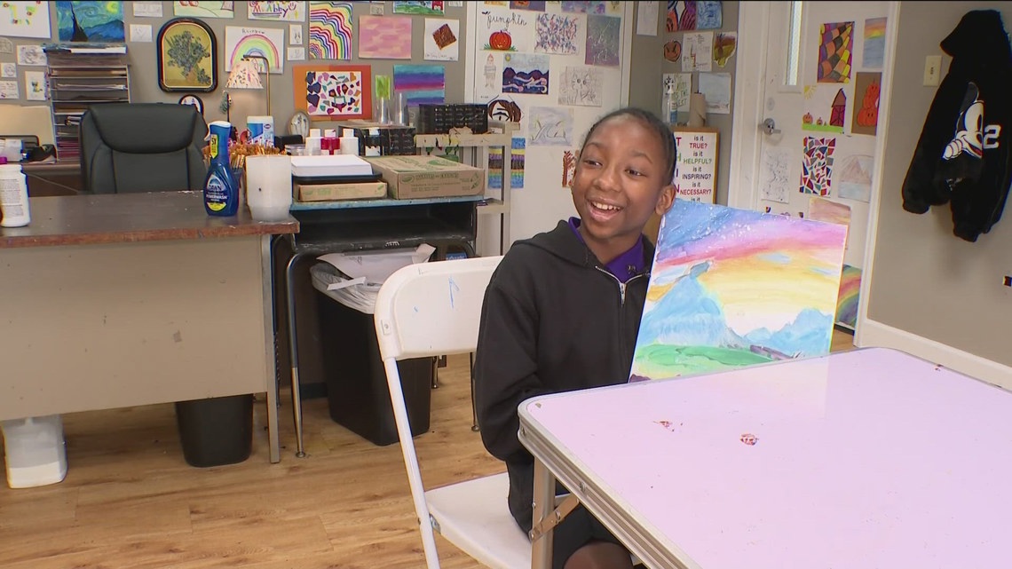 Griffin girl could be 'Most Artistic Kid' in America | 11alive.com