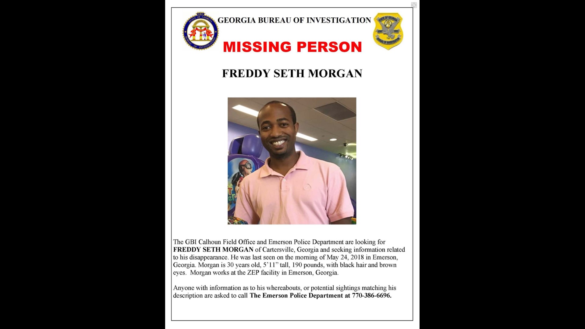 GBI assisting in search for missing Emerson man | 11alive.com