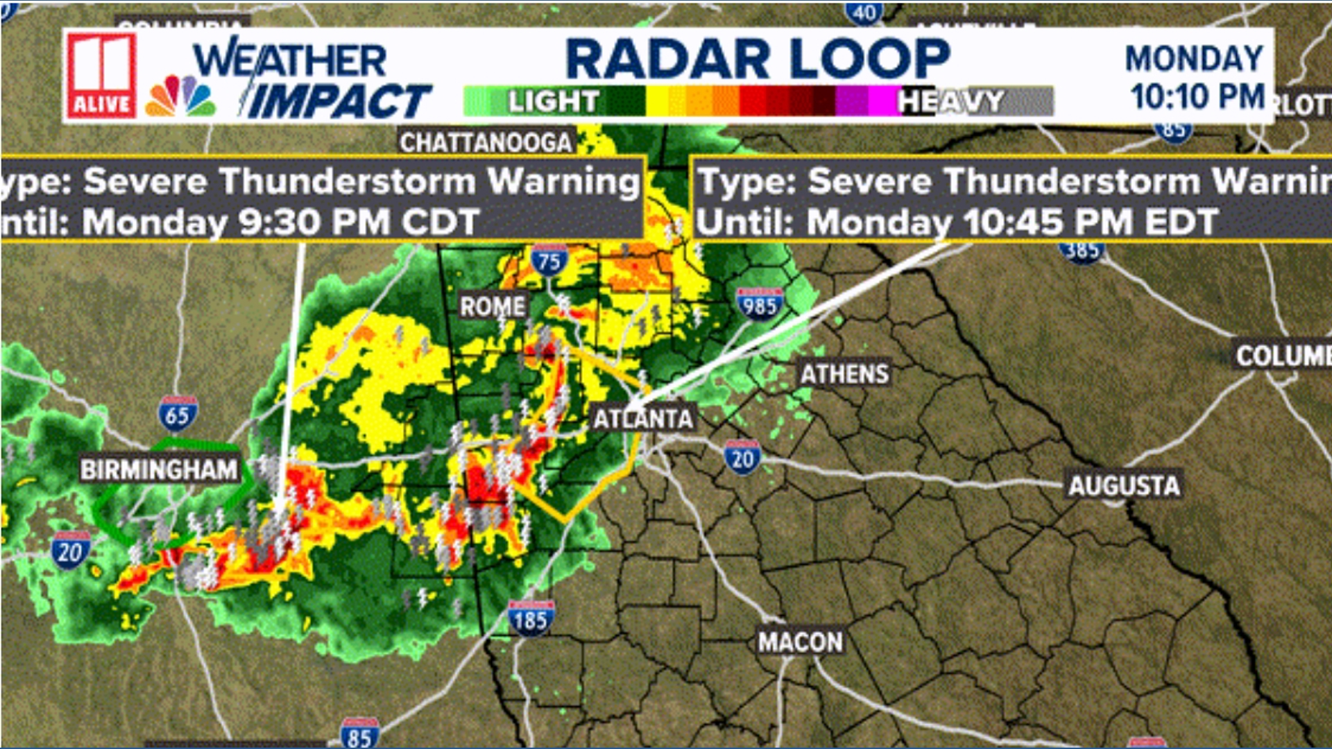 Storms roll through north Georgia | Live updates | 11alive.com