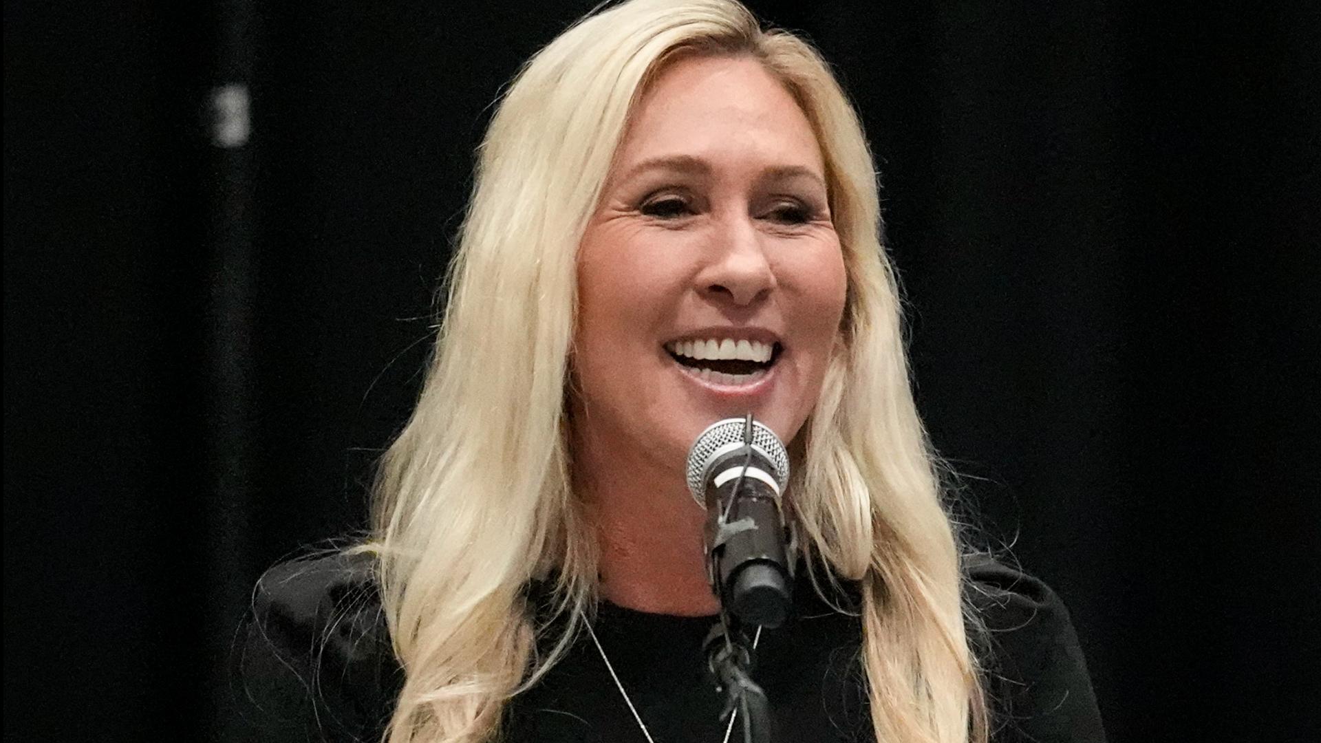 Greene addresses 'Gulf of America' bill, transgender athlete policies ...