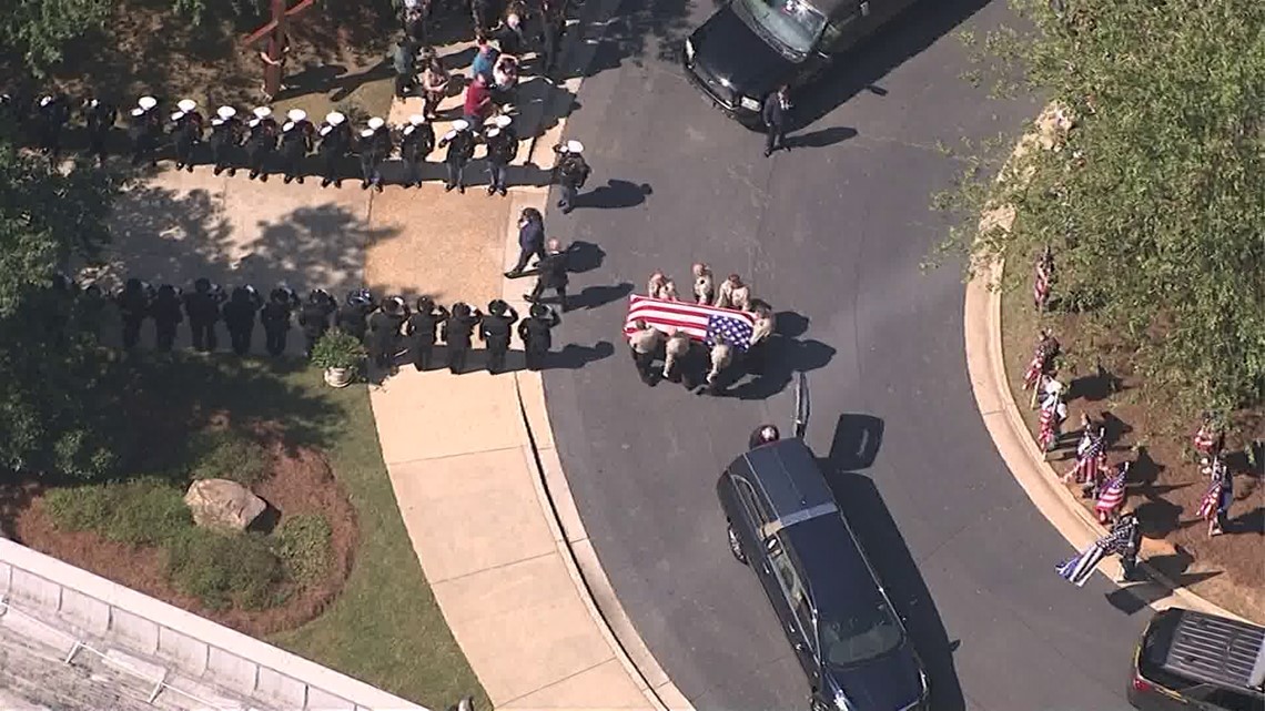 Cobb County sheriff deputy Marshall Ervin Jr. funeral | 11alive.com