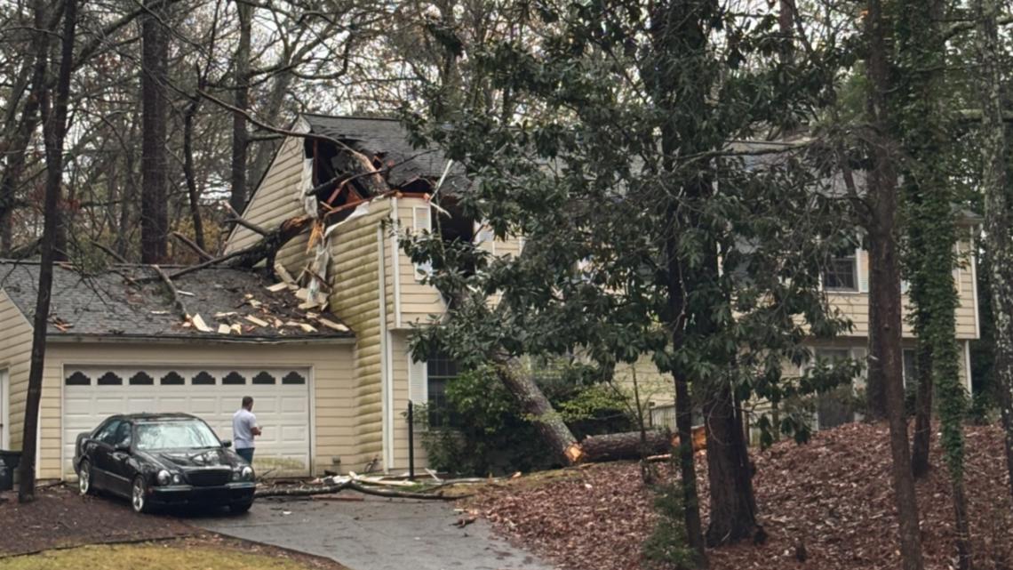 Damage reported in metro Atlanta & north Georgia after severe storms ...