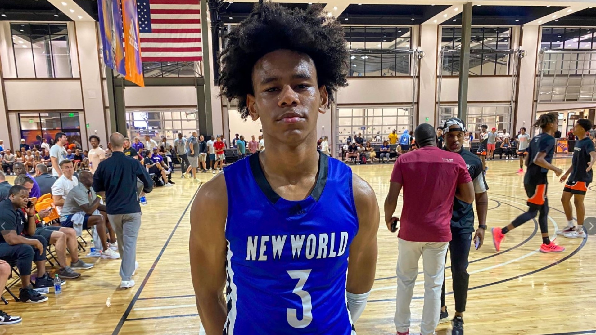 Jaeden Mustaf Overtime Elite basketball player college commitment ...