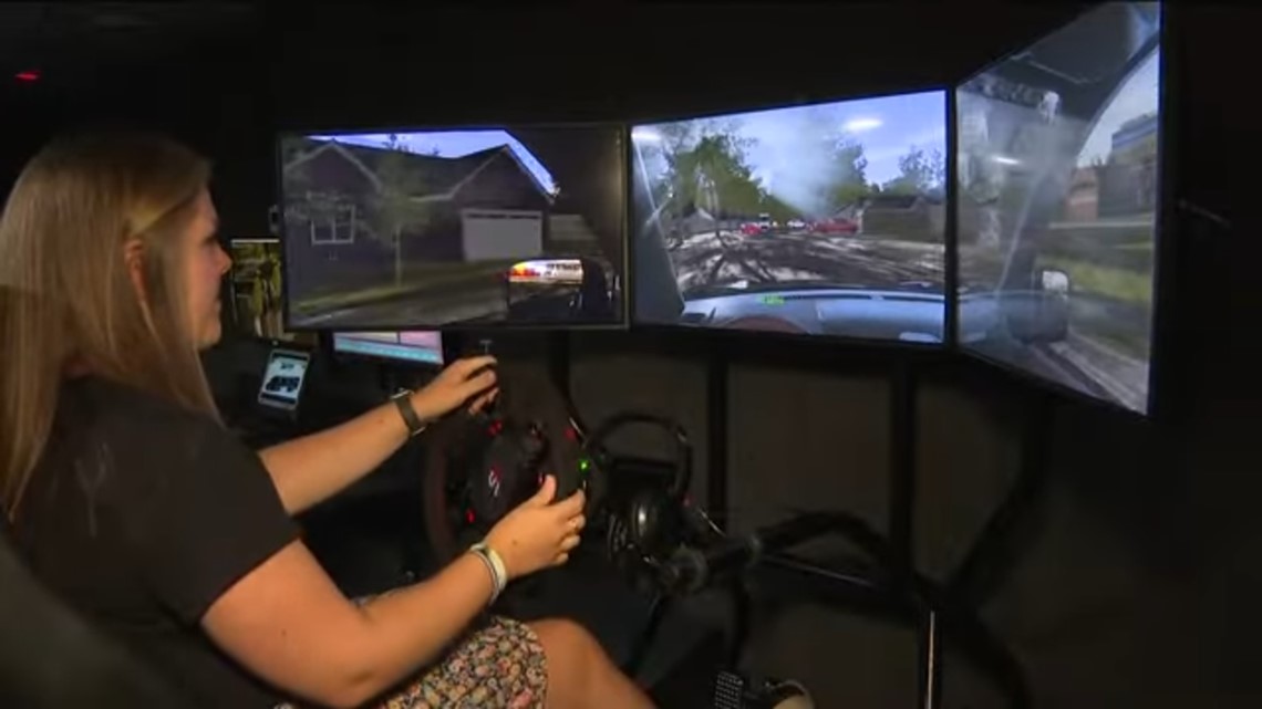 New Dept. of Motor Carrier Compliance semi-truck with simulators ...