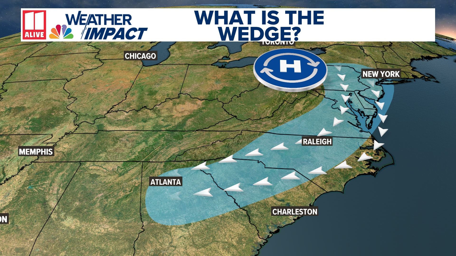 What is 'the wedge' for weather? | 11alive.com