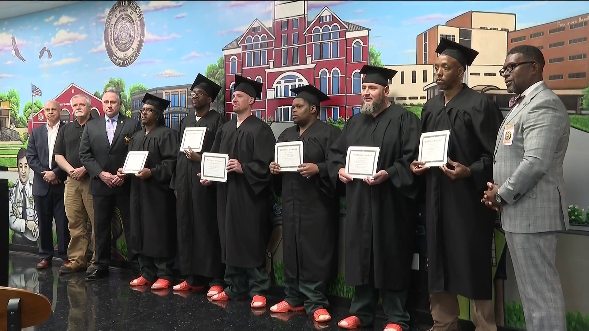 Henry County inmate welding program graduates third class | 11alive.com