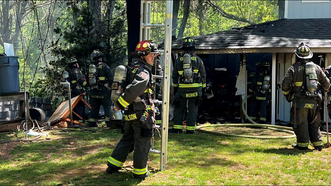 House fire Cherokee County Pearidge Rd, Reinhardt College Pkwy ...