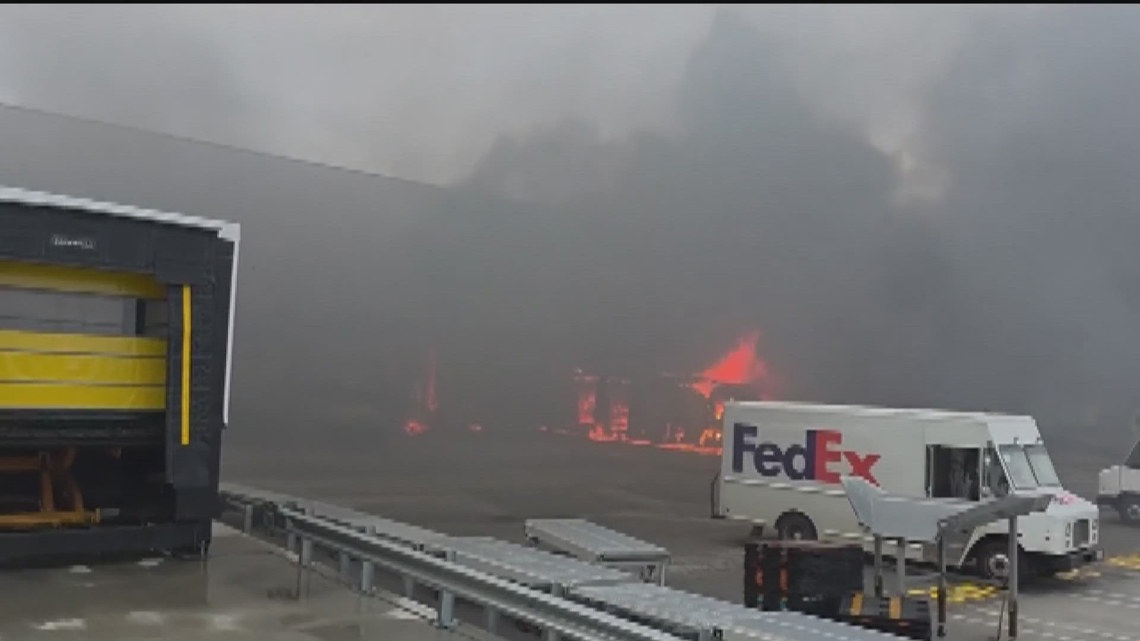 Fire breaks out at FedEx facility in Cobb County | 11alive.com