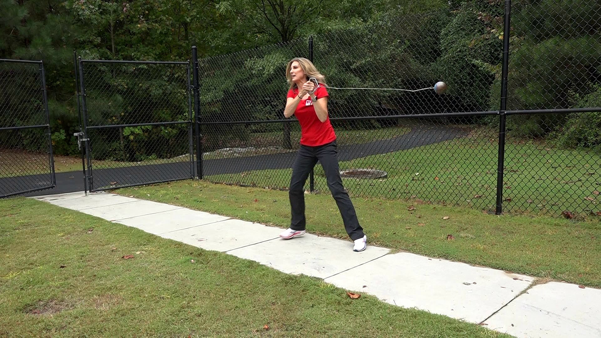 Harder Than It Looks | 11Alive tries hammer throw amid 2024 Paris ...