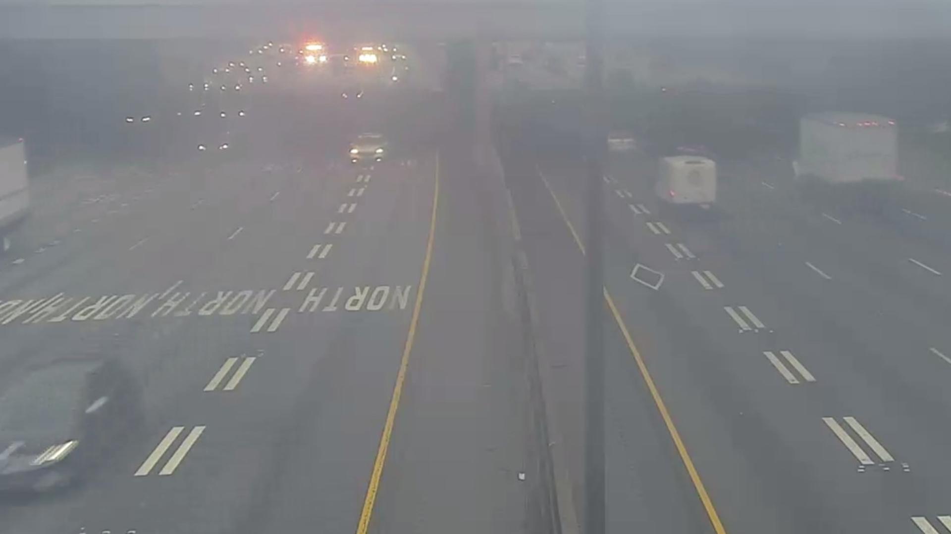 Atlanta traffic updates | Multiple lanes blocked I 75 85 North ...