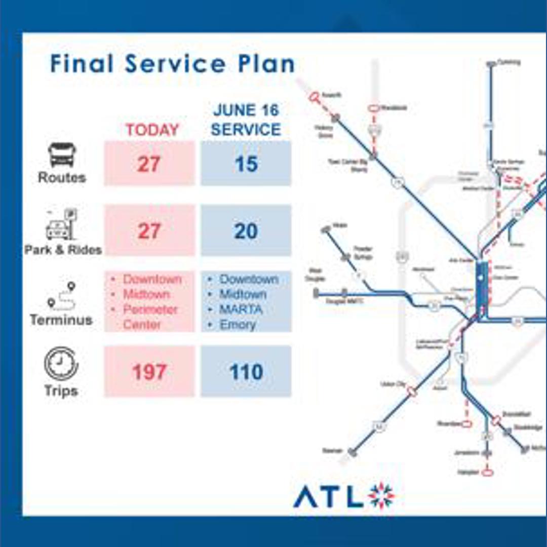 Xpress bus cuts routes and trips | 11alive.com