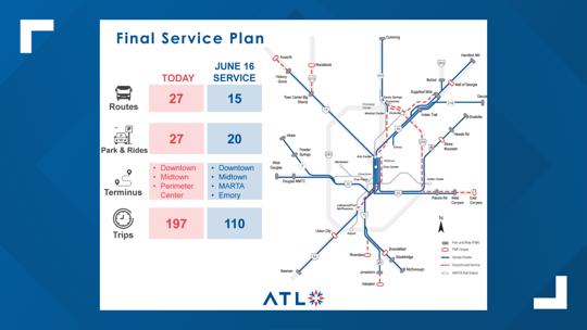 Xpress bus cuts routes and trips | 11alive.com
