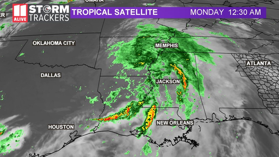 Tropical Storm Barry Invest 92-L latest | 11alive.com