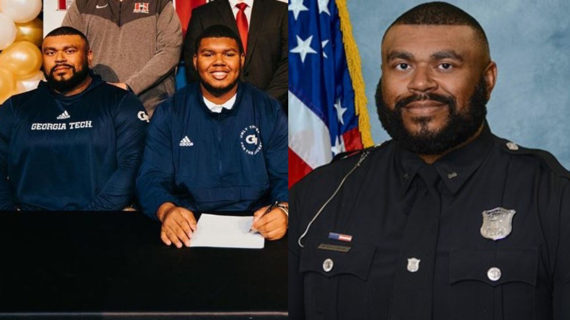 APD officer who died has son who plays football at Georgia Tech ...