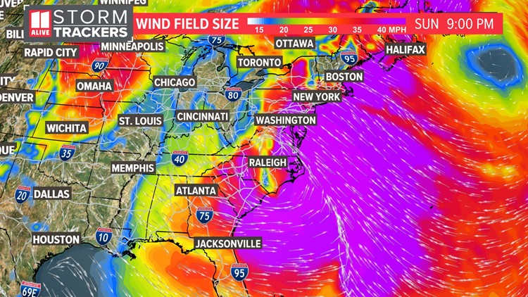 Georgia weather rain gusty winds this weekend | Timeline | 11alive.com