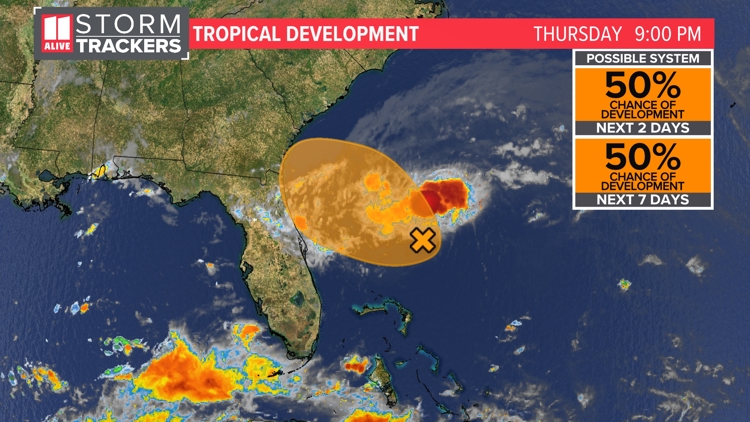 Could a new tropical system develop near Georgia coast? | 11alive.com