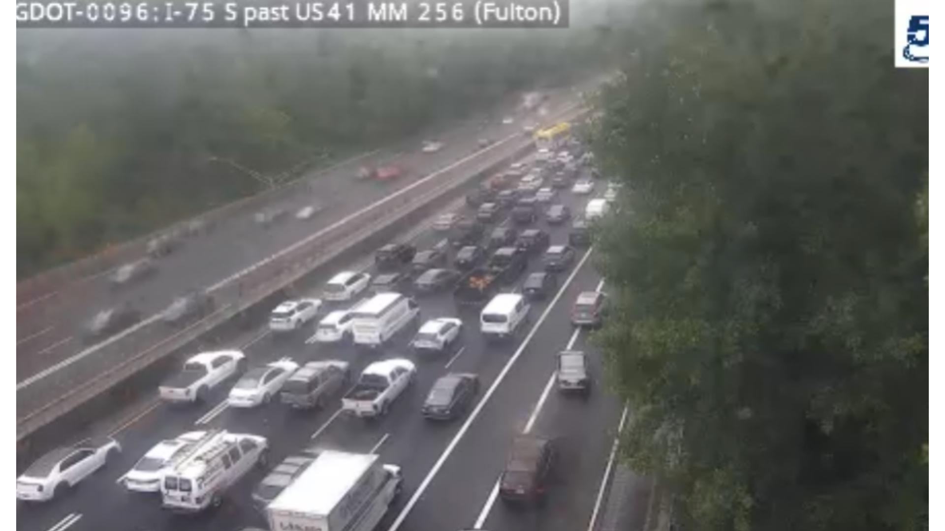 TRAFFIC | I-75 reopens after wreck near Midtown Atlanta | 11alive.com