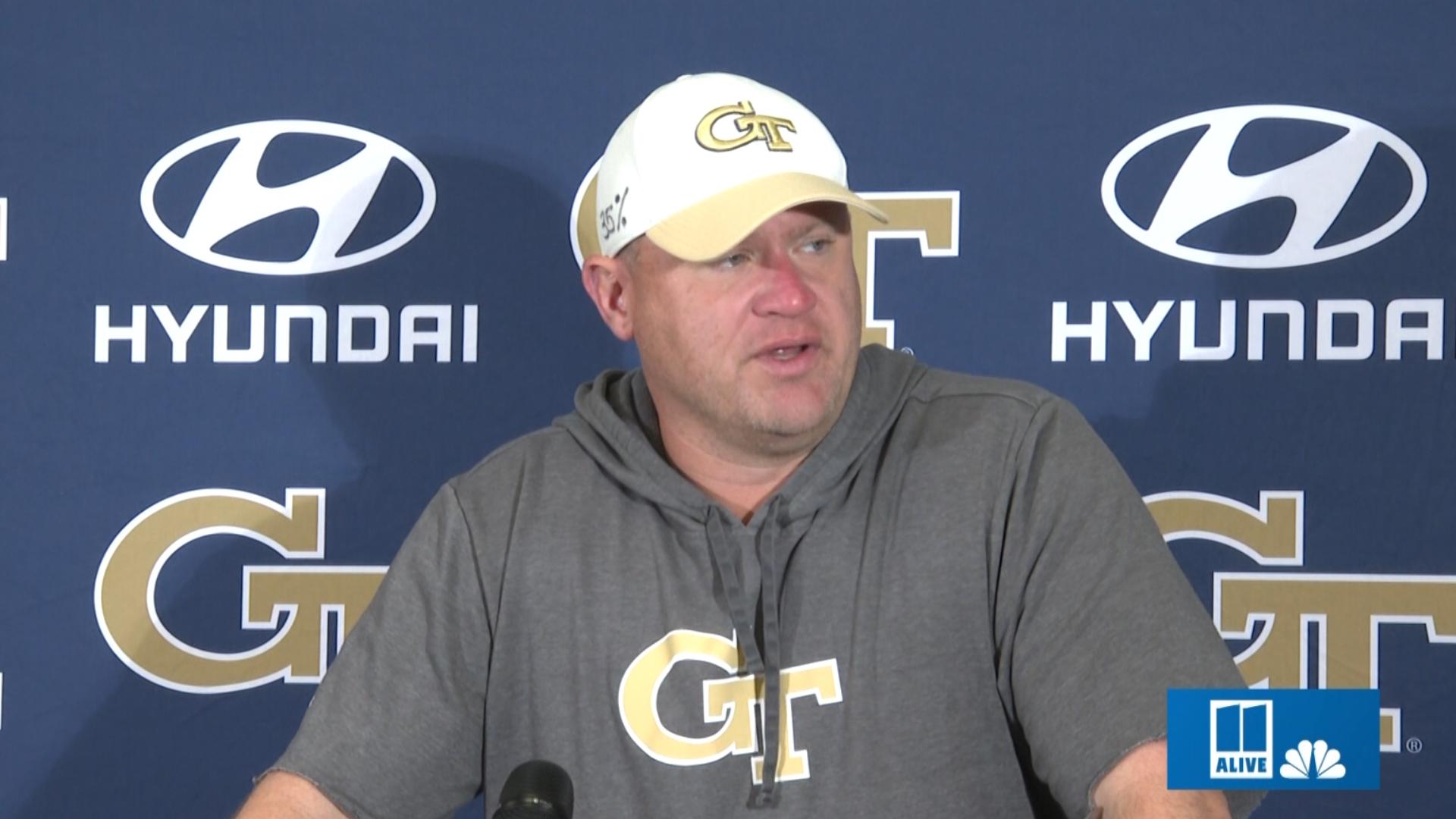 1-on-1 with Georgia Tech head coach Brent Key | Full press conference ...