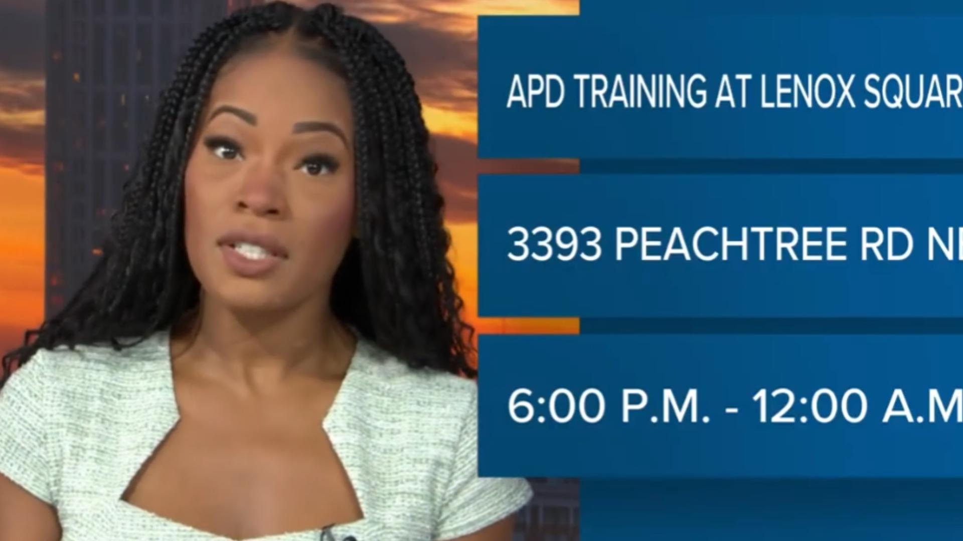 Large-scale police training exercise happening tonight at Lenox Square ...