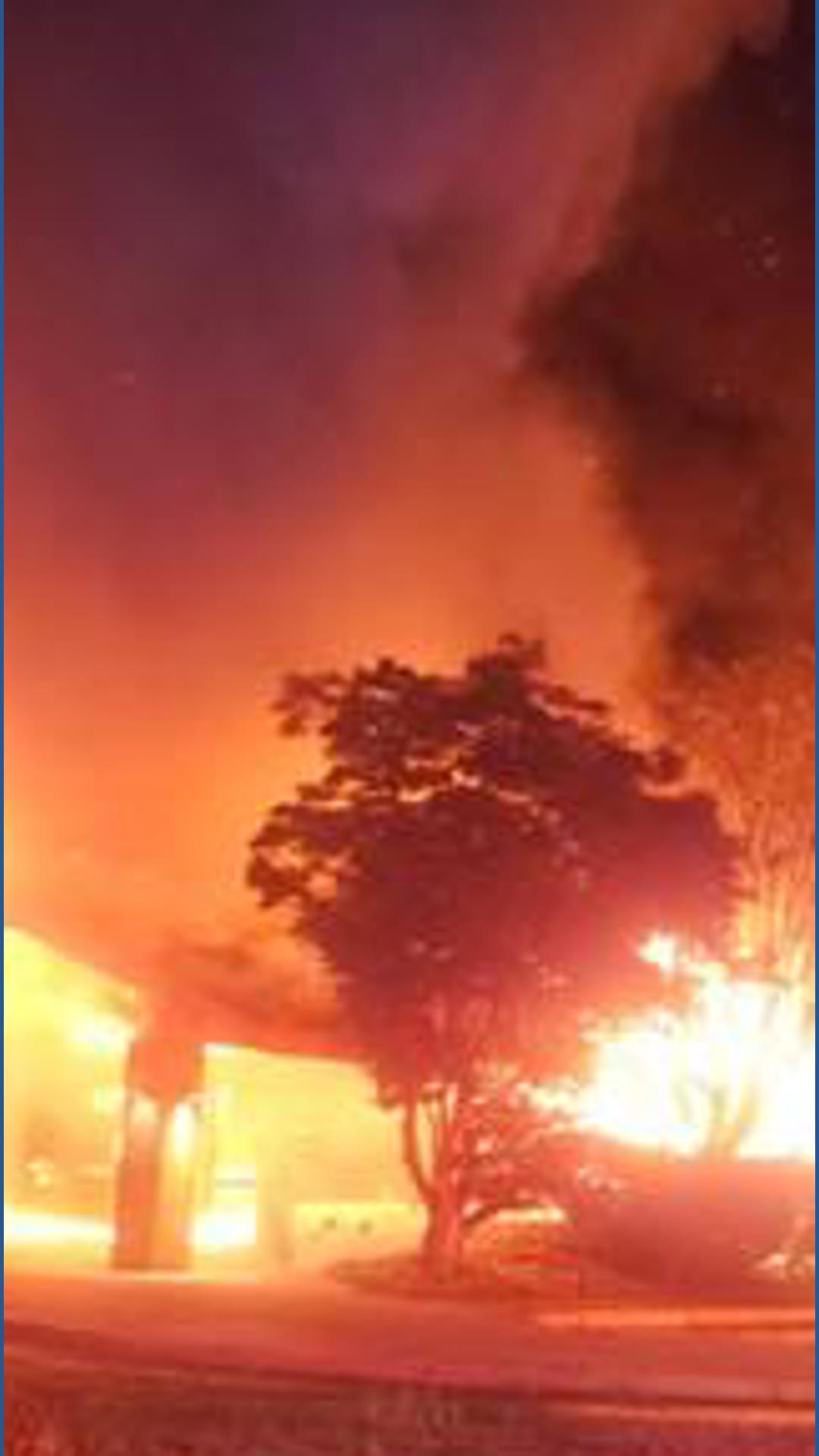 Firefighters battle large blaze at Austell's Eagles Chapel | 11alive.com