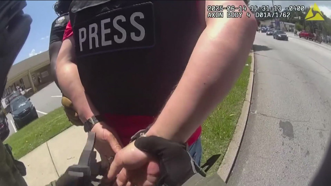Latest on journalist's arrest at Atlanta protest; Mario Guevara now in ...