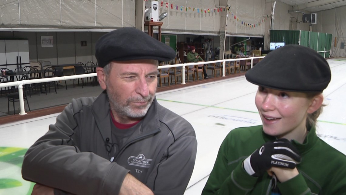 Father, daughter curlers practice in Georgia as curling begins at 2022 ...