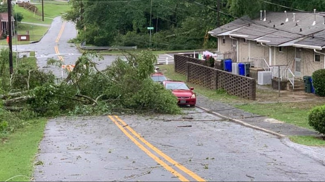 Conyers, Georgia storm damage on Monday | 11alive.com