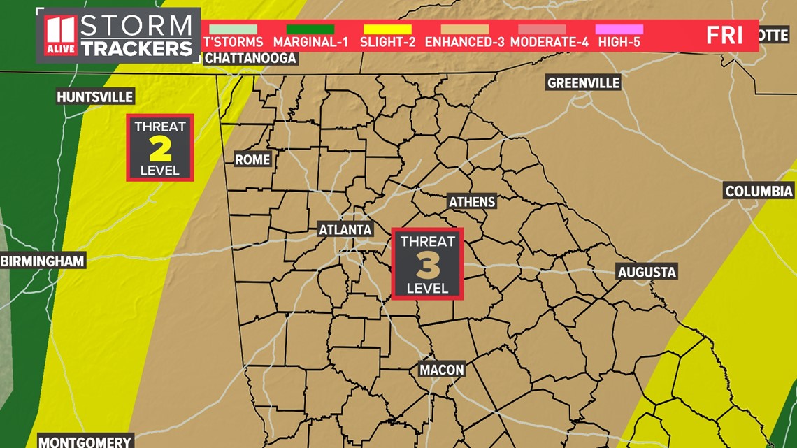Strong storms, damaging winds anticipated in metro Atlanta | 11alive.com