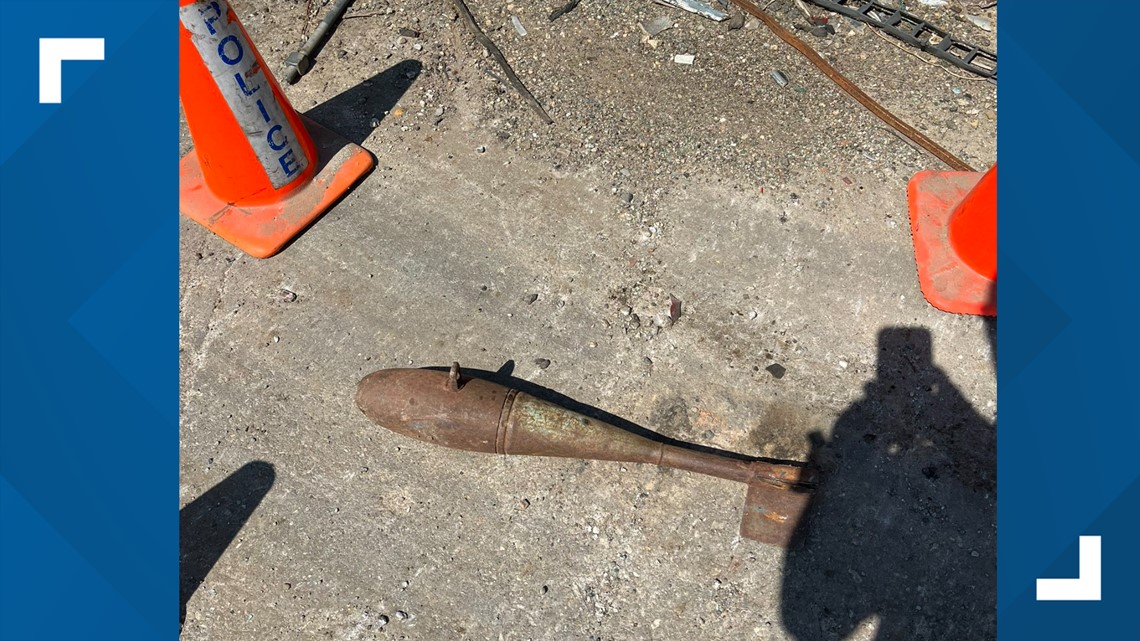 Old mortar shell dropped off at South Fulton recycling center | 11alive.com