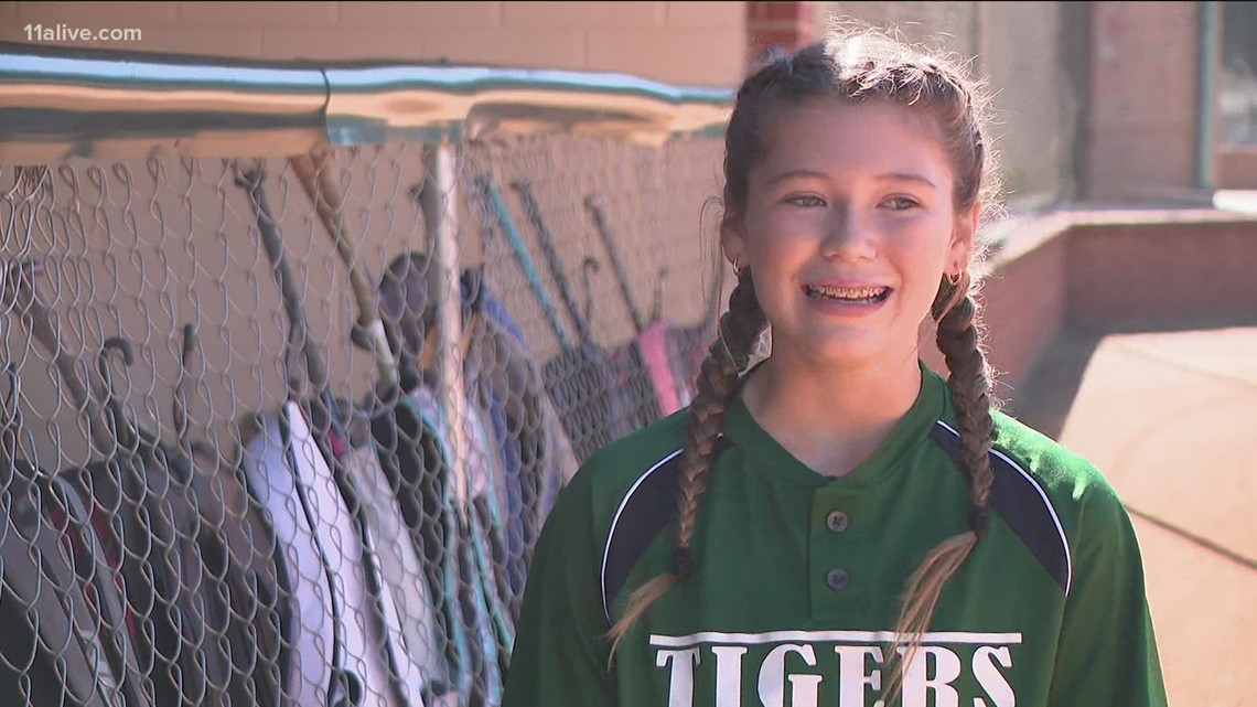 Adairsville softball player steps up and plays for other team | 11alive.com